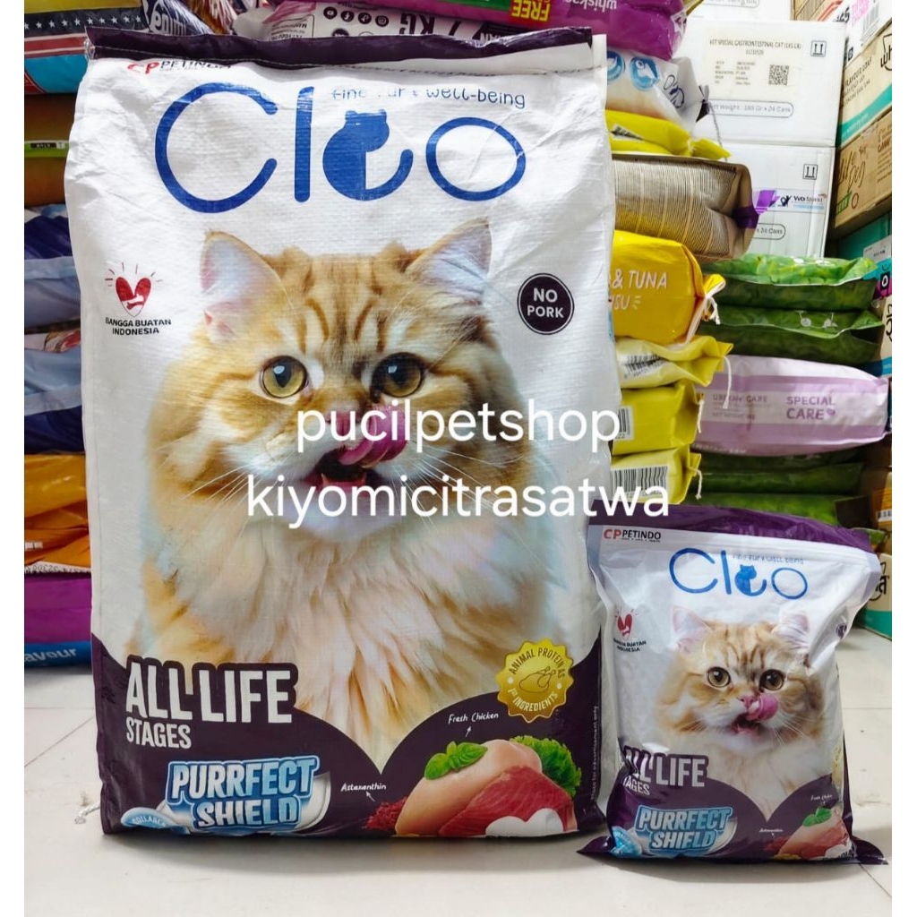 Jual Cleo 1kg Cleo Persian Cleo Kucing Cleo Makanan Kucing Persia Cleo ...
