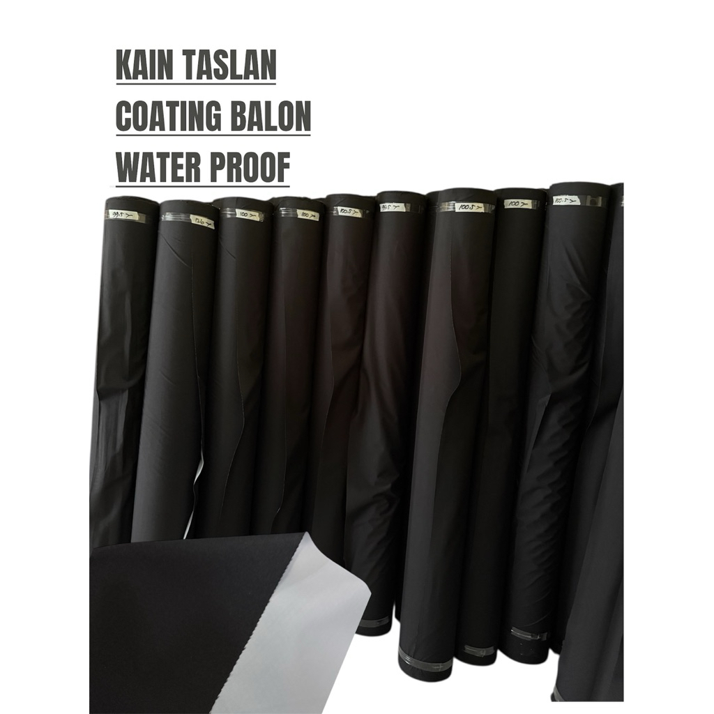 Jual kain jaket waterproof taslan koting putih balon import korea 100% ...