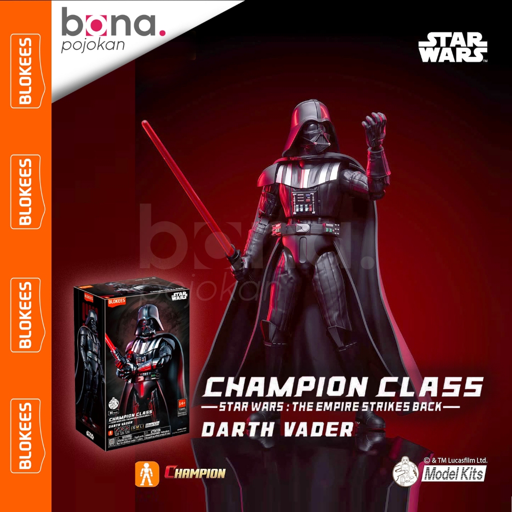 Jual Blokees Darth Vader Star Wars Champion Class C01 Evergreen Action Figure | Shopee Indonesia