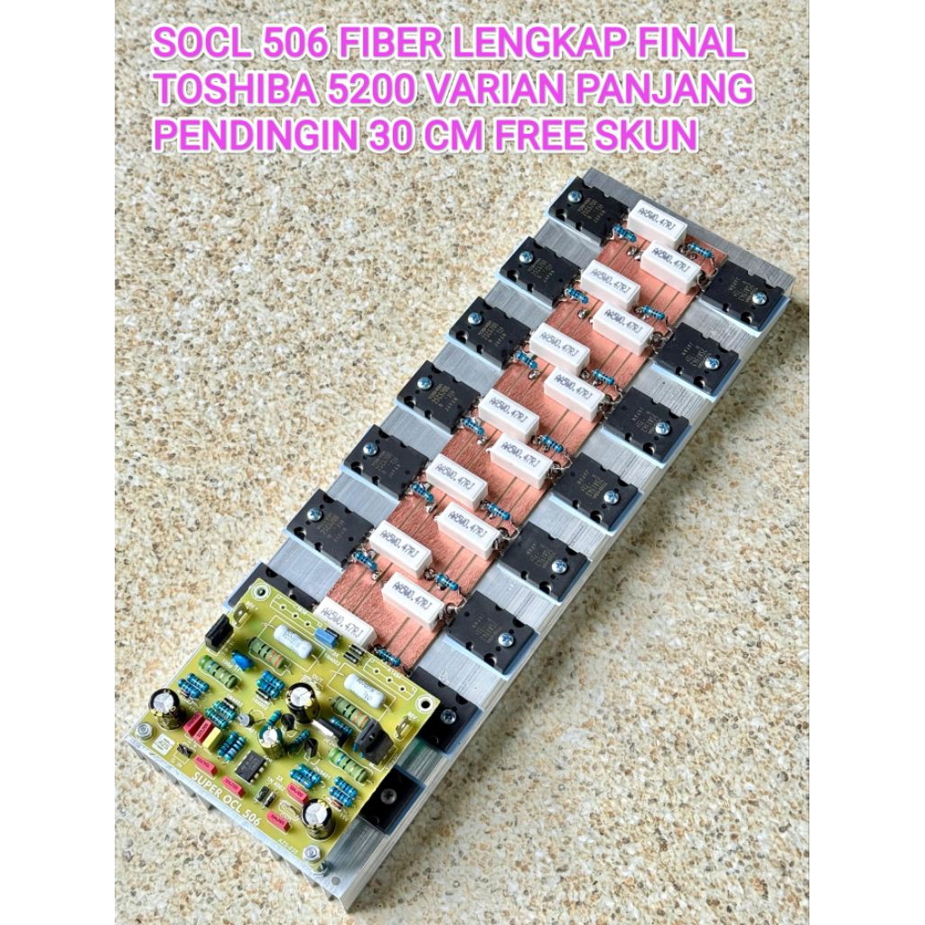 Jual socl 506 lengkap 8 SET FINAL TOSHIBA 5200 AMPLIFIER 714 30 cm ...