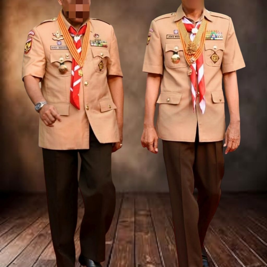 Jual SERAGAM PDU Pembina PRAMUKA pria dan wanita\setelan baju Pramuka ...