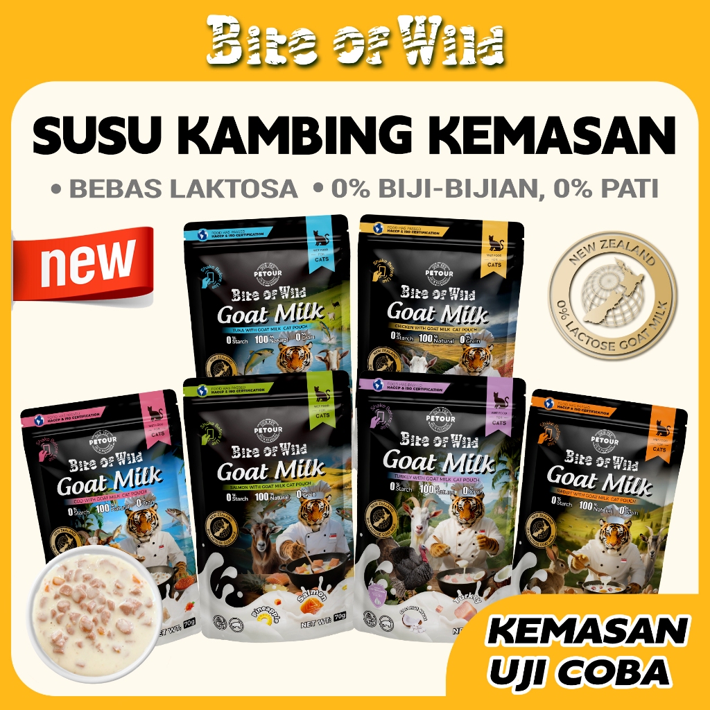 Jual Bite Of Wild - 6 Pack Makanan Basah Kucing Premium Tuna Salmon Dan ...
