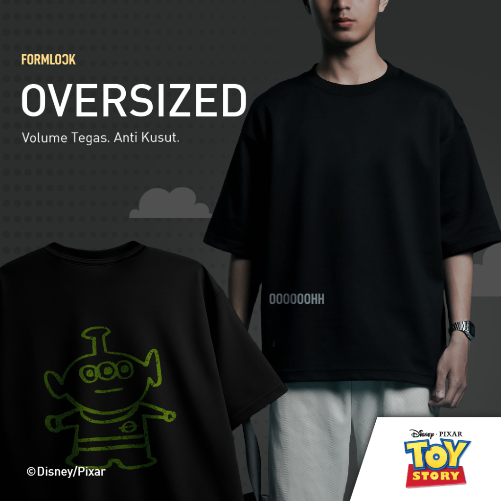 Jual No Void Minds TOY STORY Edition Awkward Alien Oversized T-Shirt ...