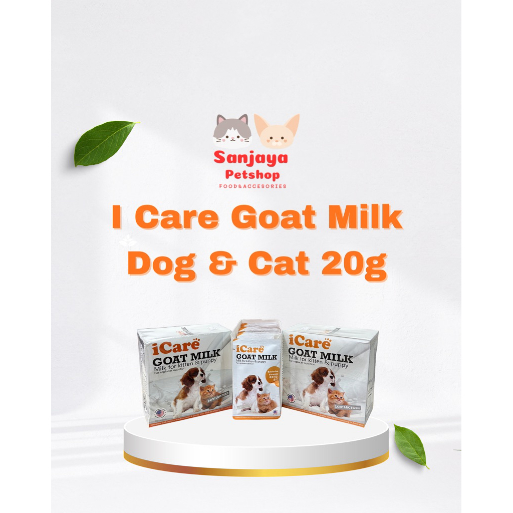Jual Susu Goat Milk i Care Dog & Cat 20g | Shopee Indonesia