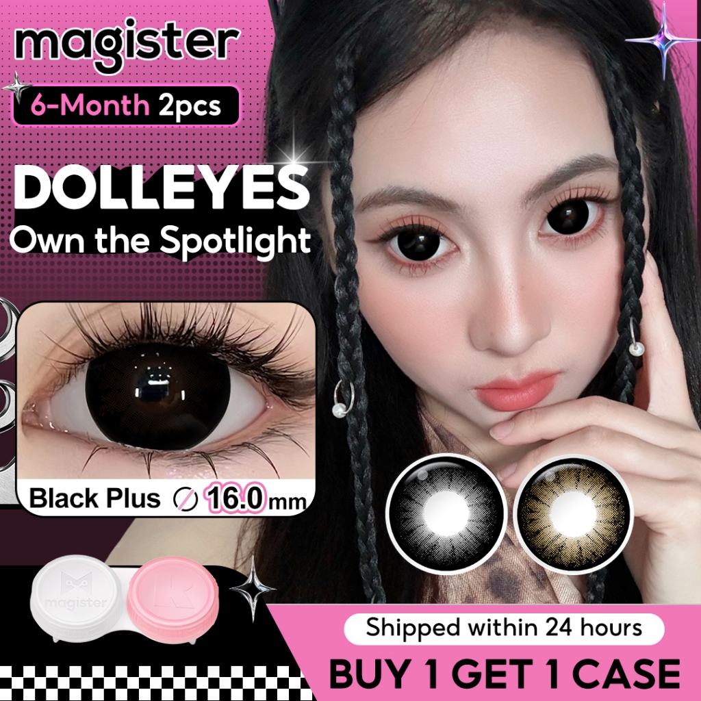 Jual MAGISTER SOFTLENS 16MM NORMAL BIG EYES SUPERSIZE SOFTLENS HITAM ...