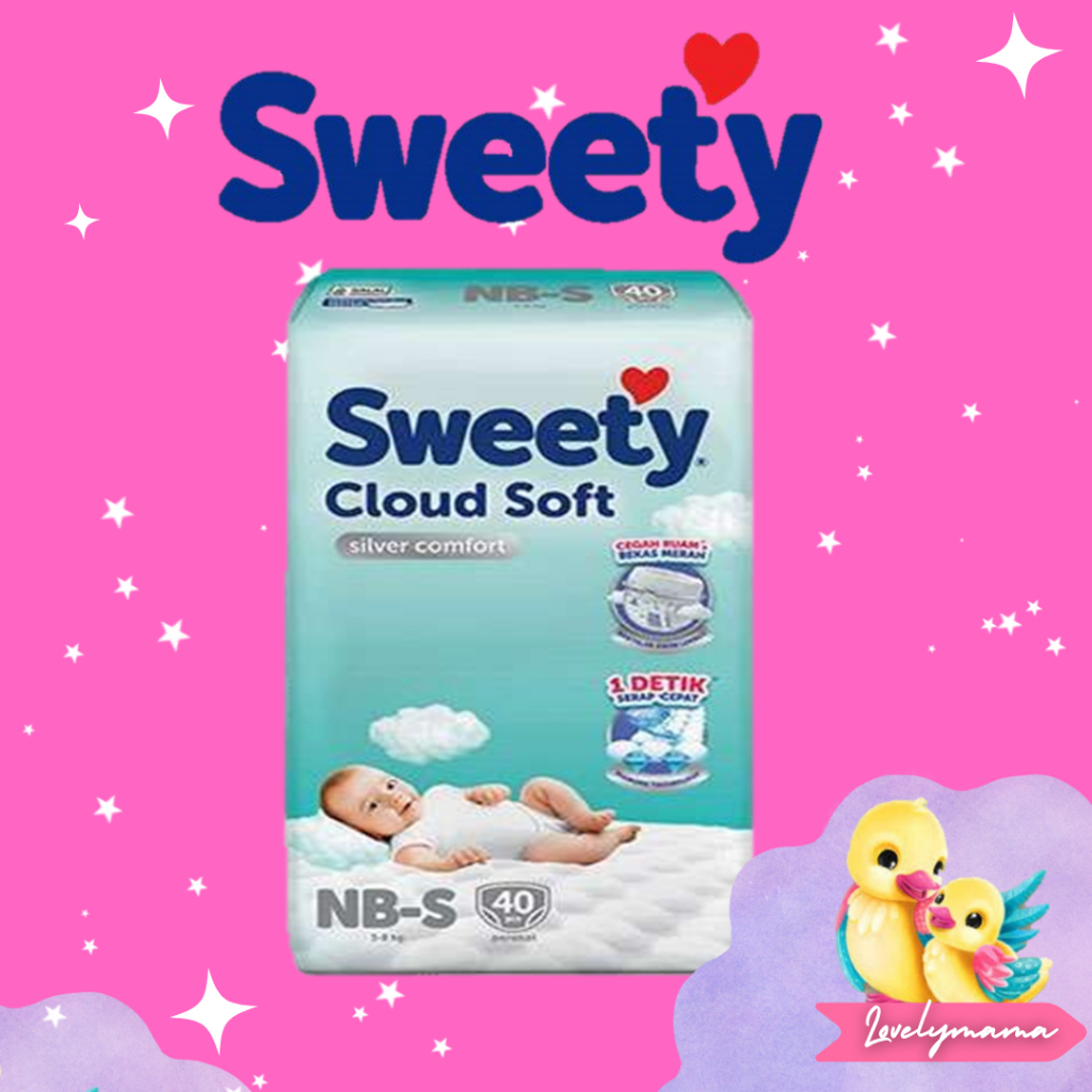 Jual Sweety Silver cloud soft comfort tipe perekat NBS40 New Born S40 ...