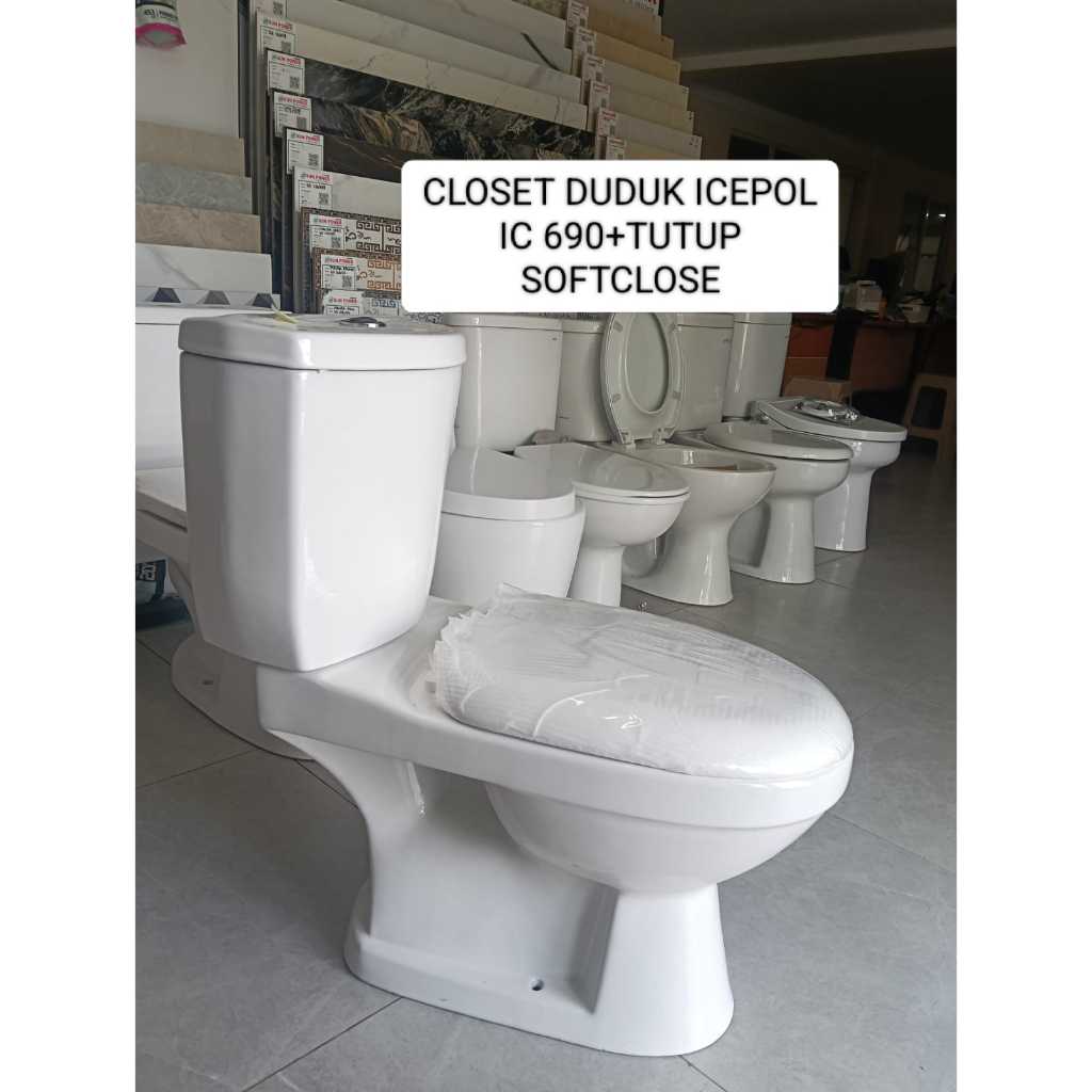 Jual Closet duduk Kloset duduk Toilet duduk ICEPOL TYPE : IC690 & IC730 ...