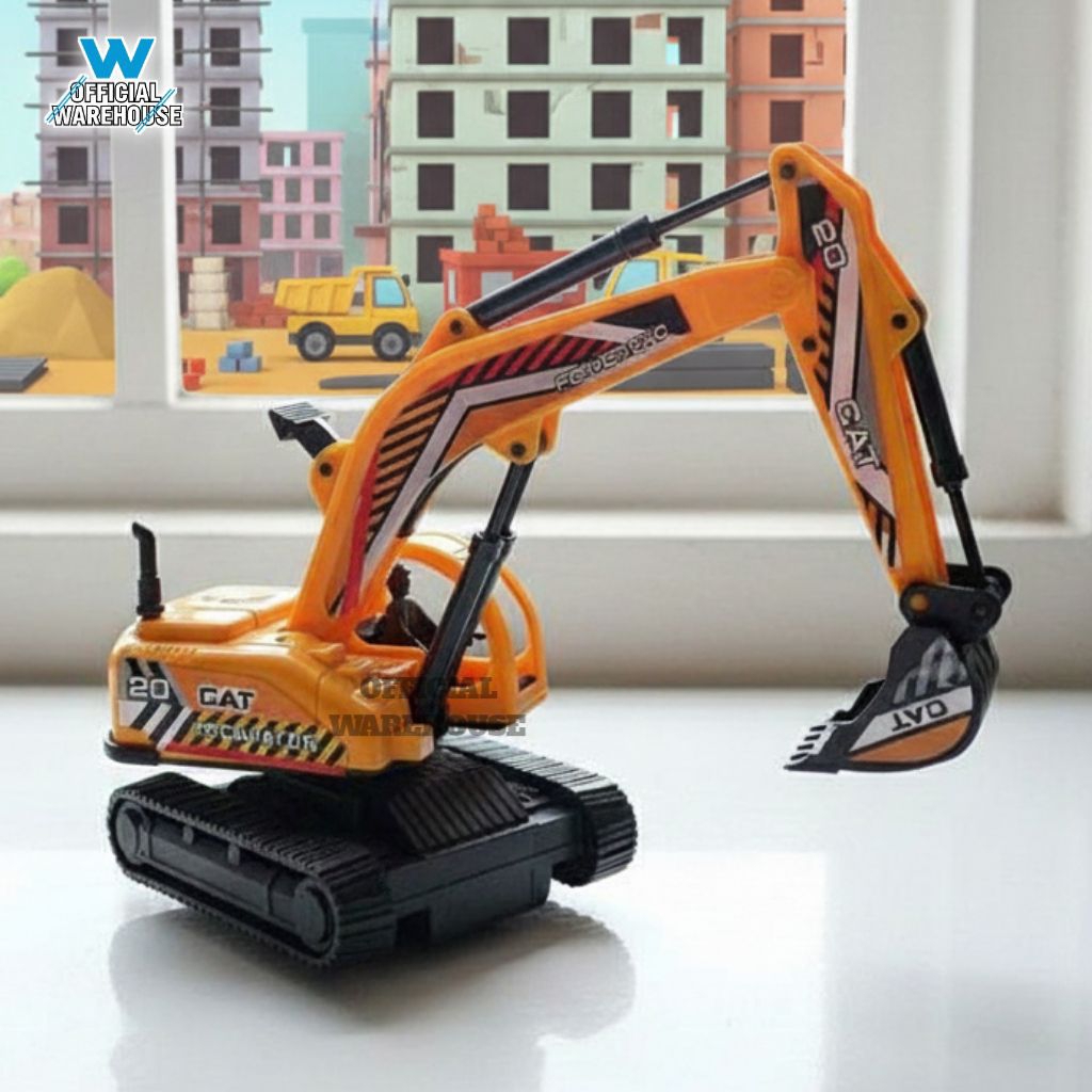 Jual Mobil Keruk Beko Excavator Combo Dozer Mainan Truk Mainan Truck ...