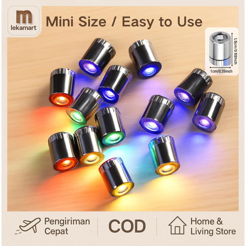 Jual Lampu LED Miniatur Baterai DIY Warna Warni | Lampu Mini Dekorasi ...