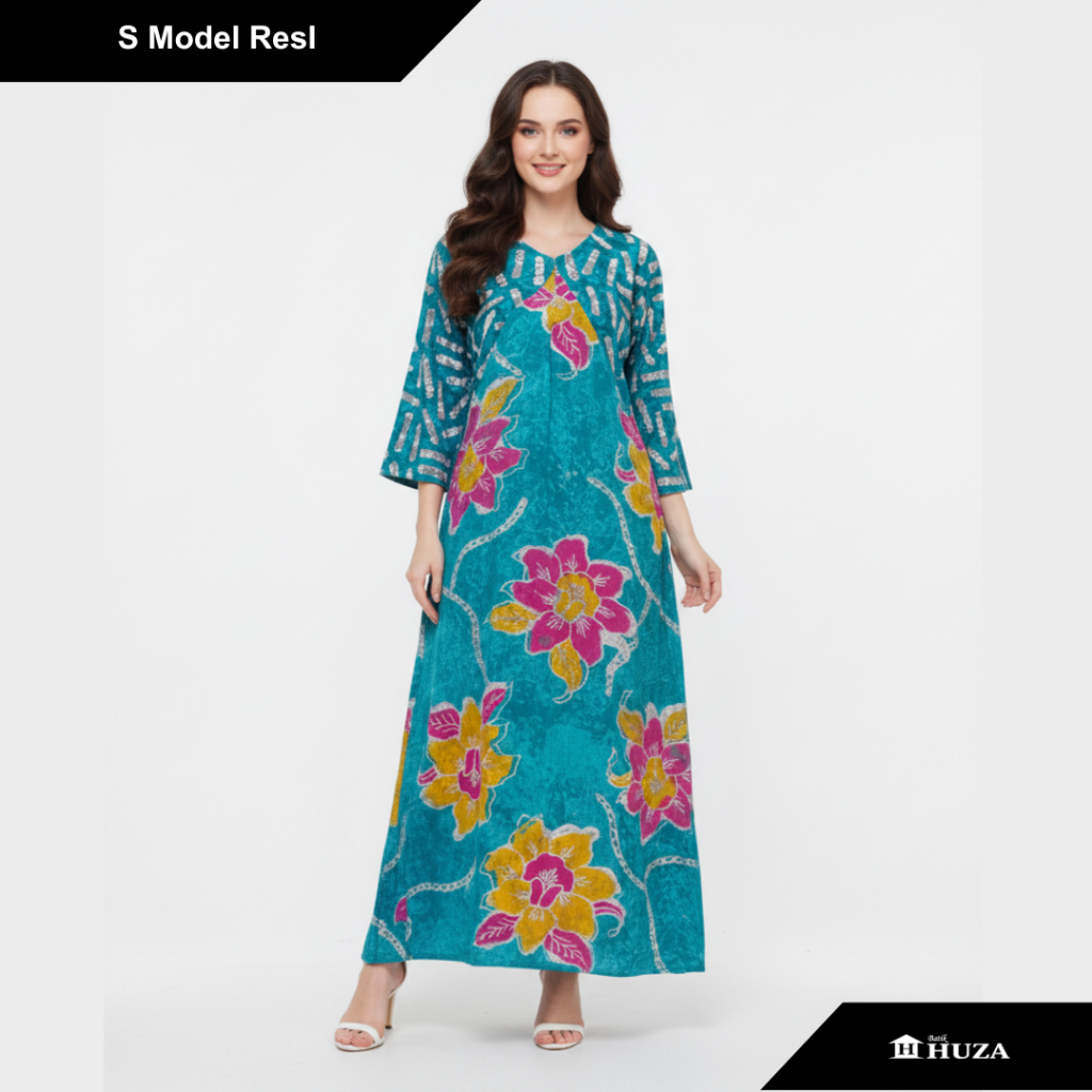 Jual Batik Huza Daster Dewasa Batik Sedress Model Resl | Shopee Indonesia