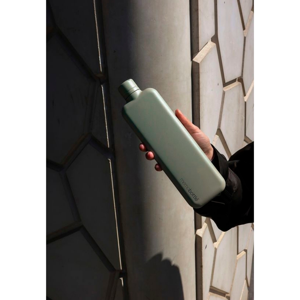 Jual Botol Minum Memobottle Slim Stainless Steel 600ml Flat Tumbler ...