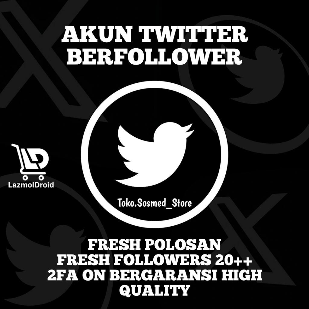 Jual AKUN X TWITTER + FOLLOWER 20++ HIGH QUALITY ‼️BERGARANSI | Shopee ...