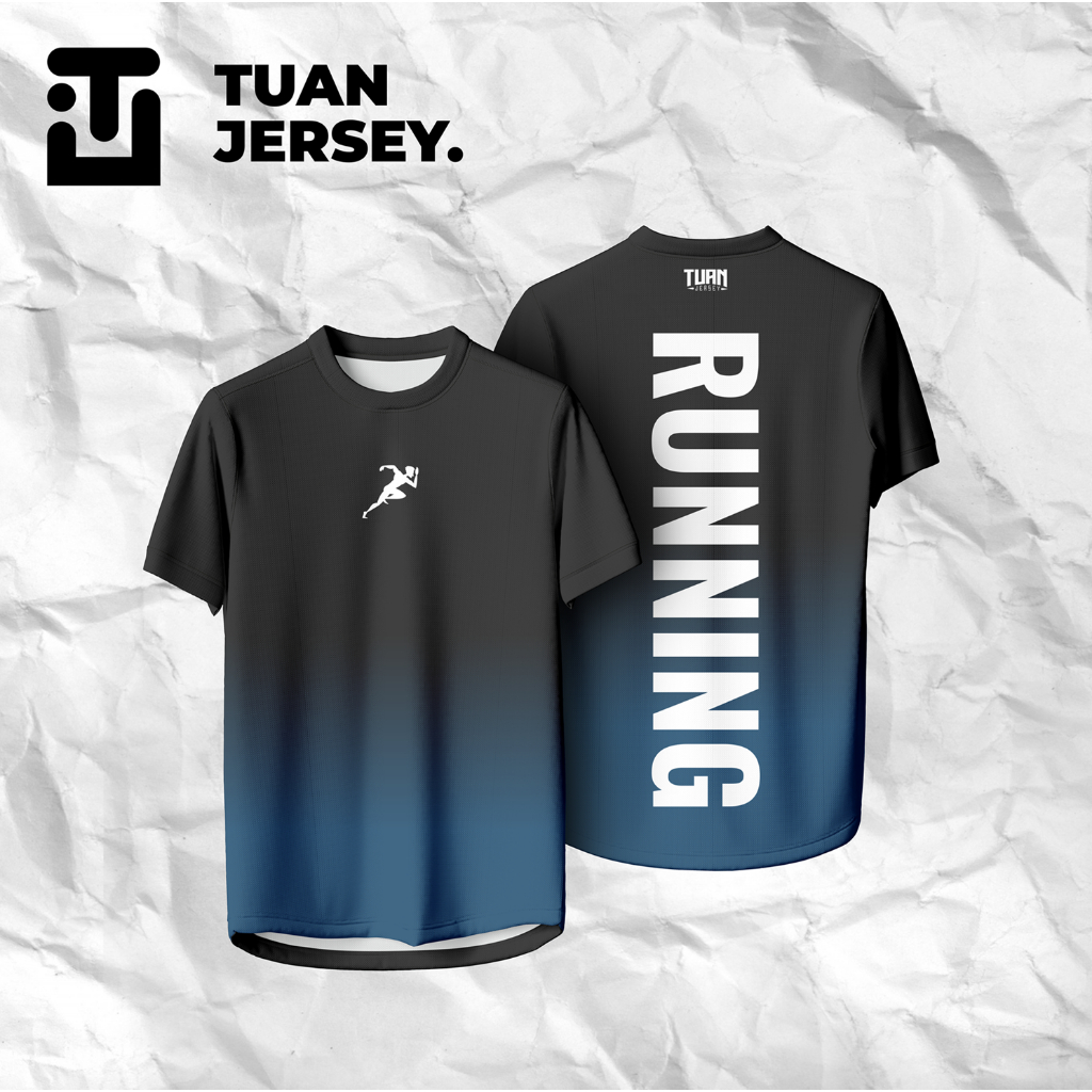 Jual COD | TJ | Jersey Running Lari Series | Free Custom | Full Run ...
