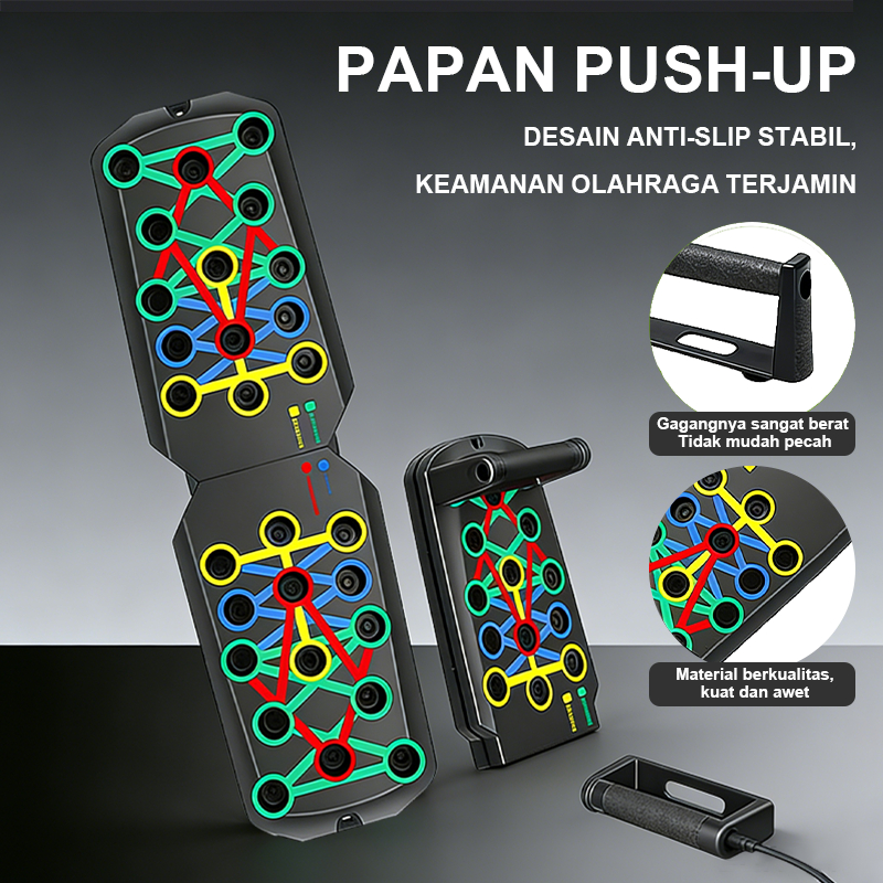 Jual Vibe Sport Papan Push-up Board Alat Olahraga Di Rumah Multifungsi ...