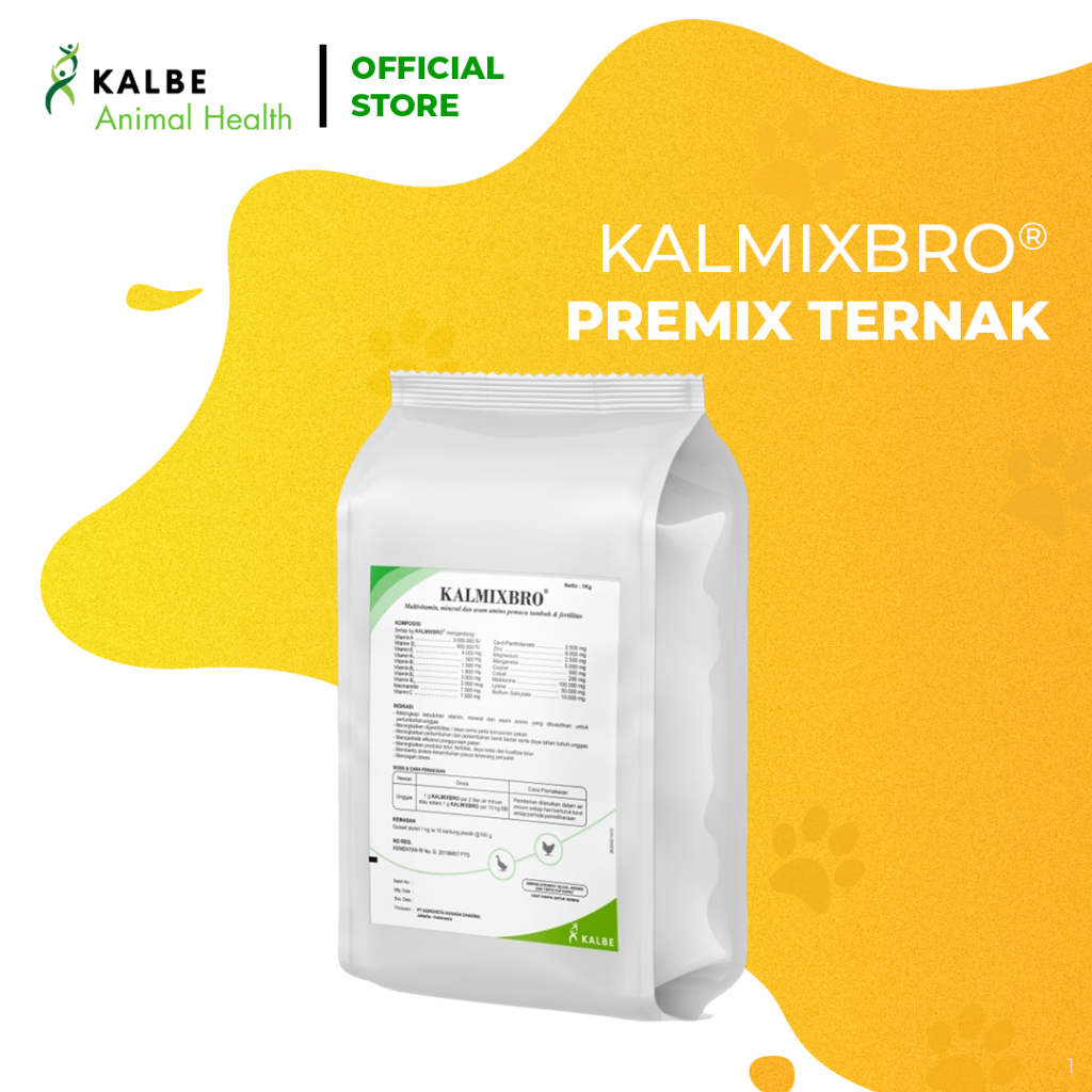 Jual KALBE KALMIXBRO PREMIX TERNAK UNGGAS - Multivitamin, Mineral dan ...