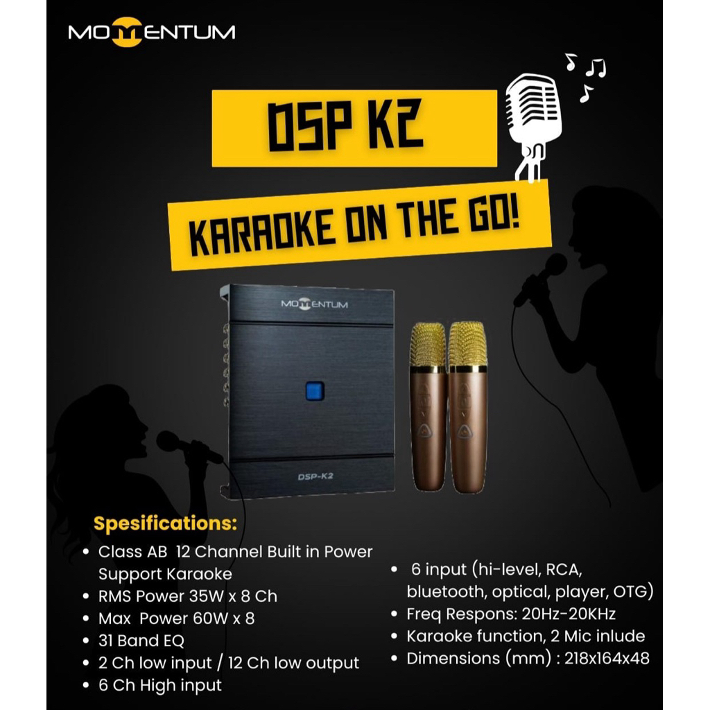Jual DSP MOMENTUM K2 DIGITAL SIGNAL PROCESSOR MOMENTUM KAROKE AMPLIFIER ...