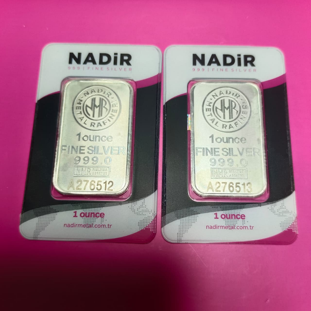 Jual PERAK NADIR 1 OZ - Silver Perak Batangan NADIR 1 Ounce (31,1 Gram ...