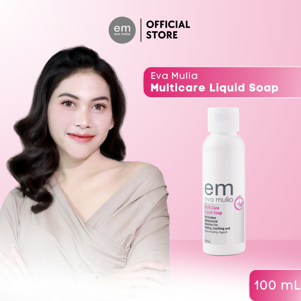Jual Eva Mulia Multicare Liquid Soap 100 ml- Sabun Liquid Untuk Wajah ...