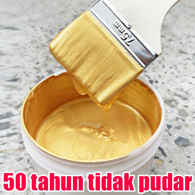 Jual [konsentrasi tinggi] Cat Emas Cat gold Bright Gold Lembaran air ...
