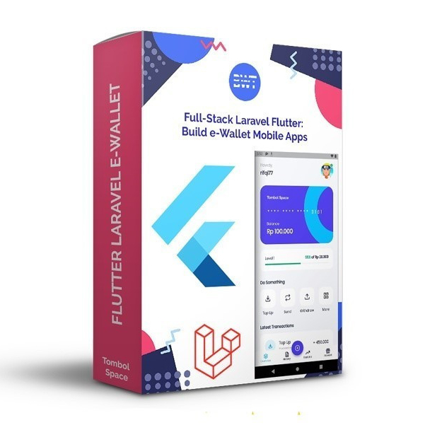 Jual Ecourse Full-Stack Laravel Flutter Build e-Wallet Mobile Apps ...