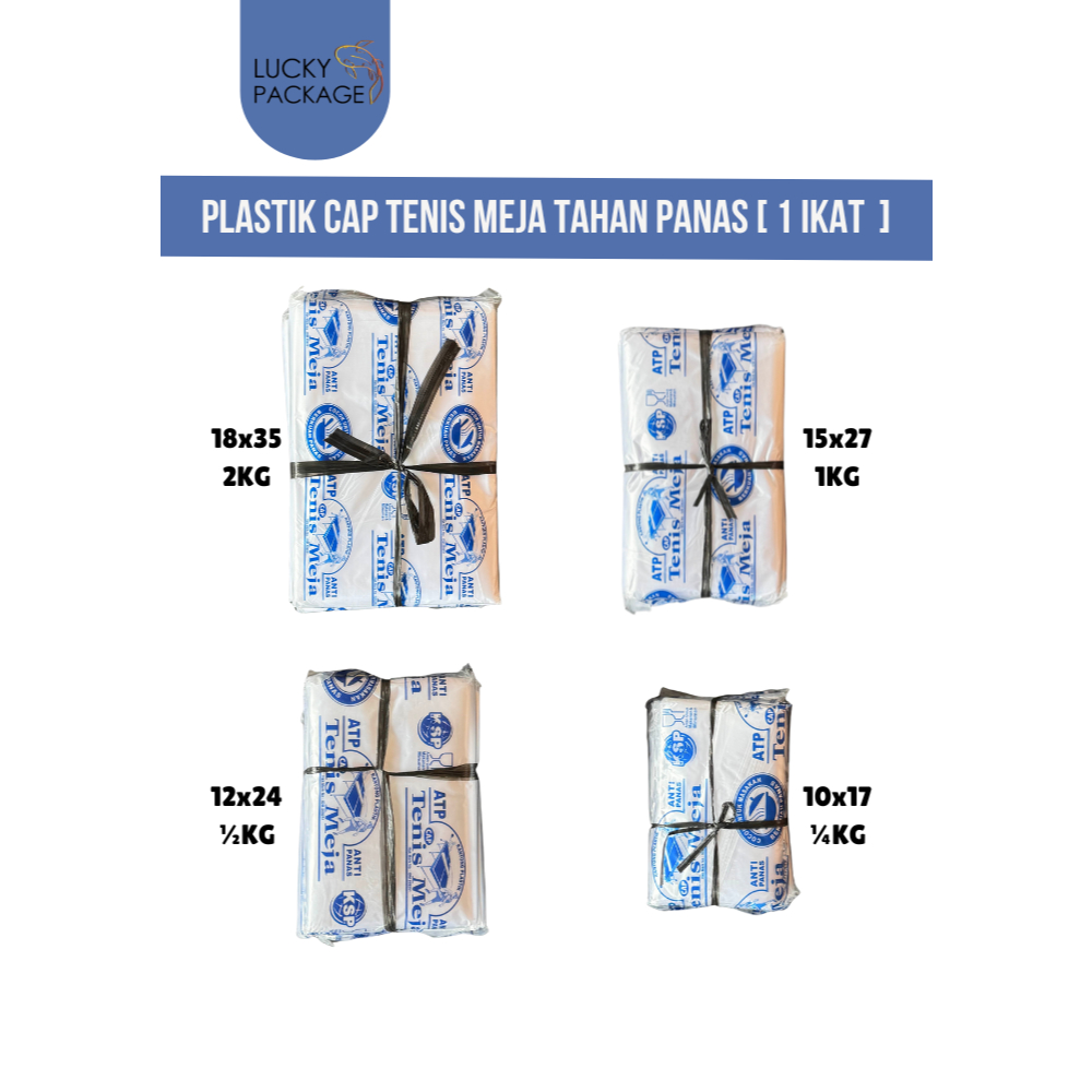 Jual 1 ikat [5 pack] Plastik ATP Cap Tenis Meja Tahan Panas | Shopee ...