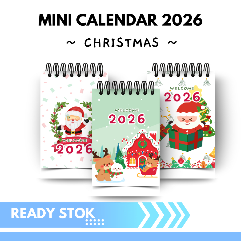Jual MINI KALENDER 2026 EDISI CHRISTMAS | Shopee Indonesia