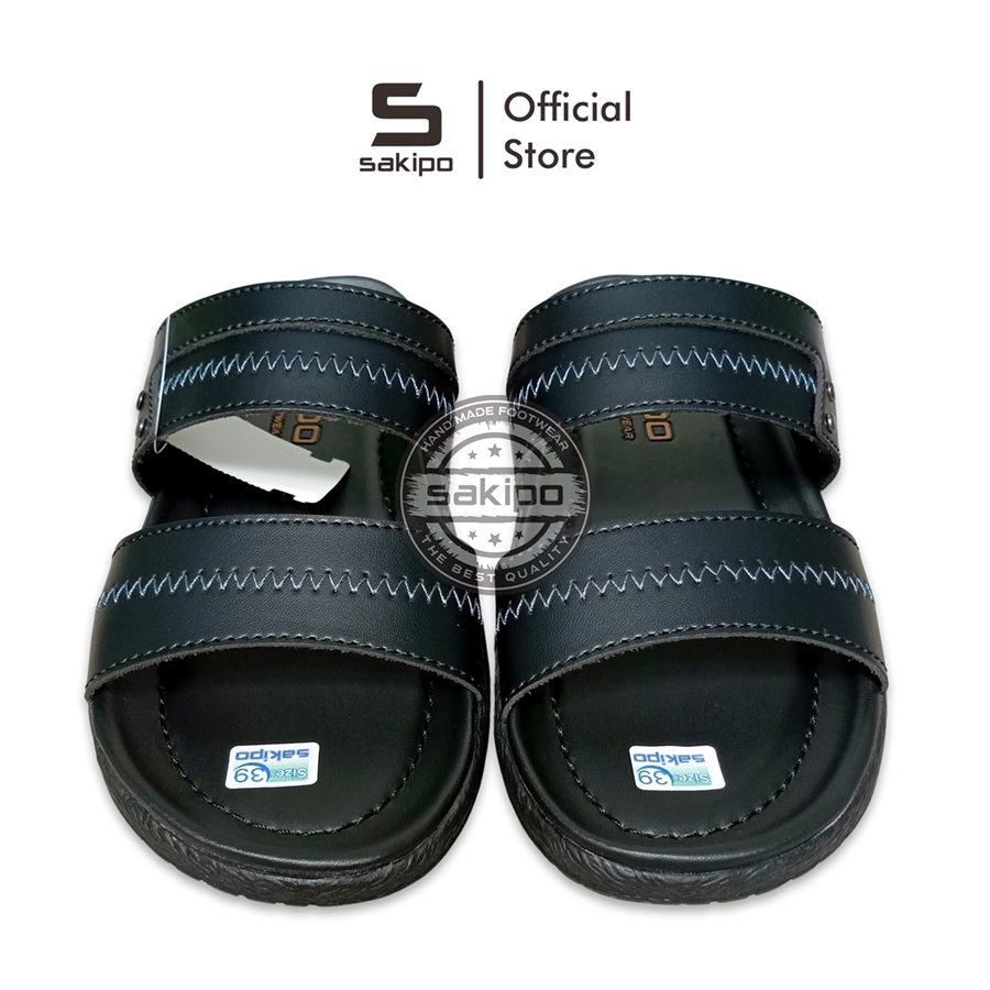 Jual Sakipo Sandal Pria Dewasa Ban 2 Hitam Sendal Selop Pria Remaja ...