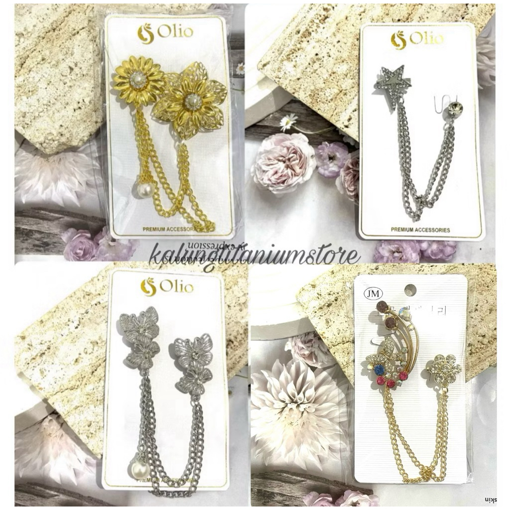 Jual KTS-BROS RANTAI KEBAYA WANITA HIJAB PREMIUM ELEGAN JAWA AESTHETIC ...
