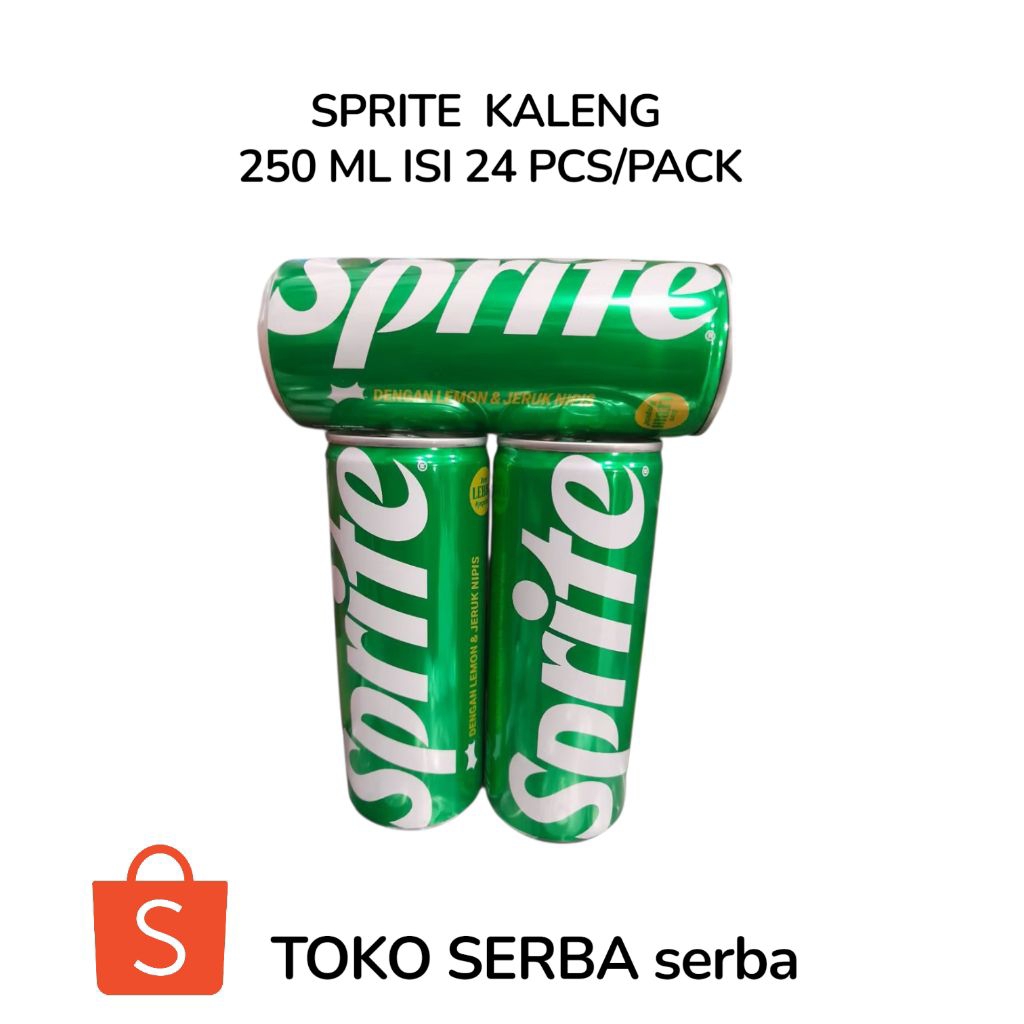 Jual SPRITE KALENG 250 ML ISI 24 KALENG/PACK | Shopee Indonesia