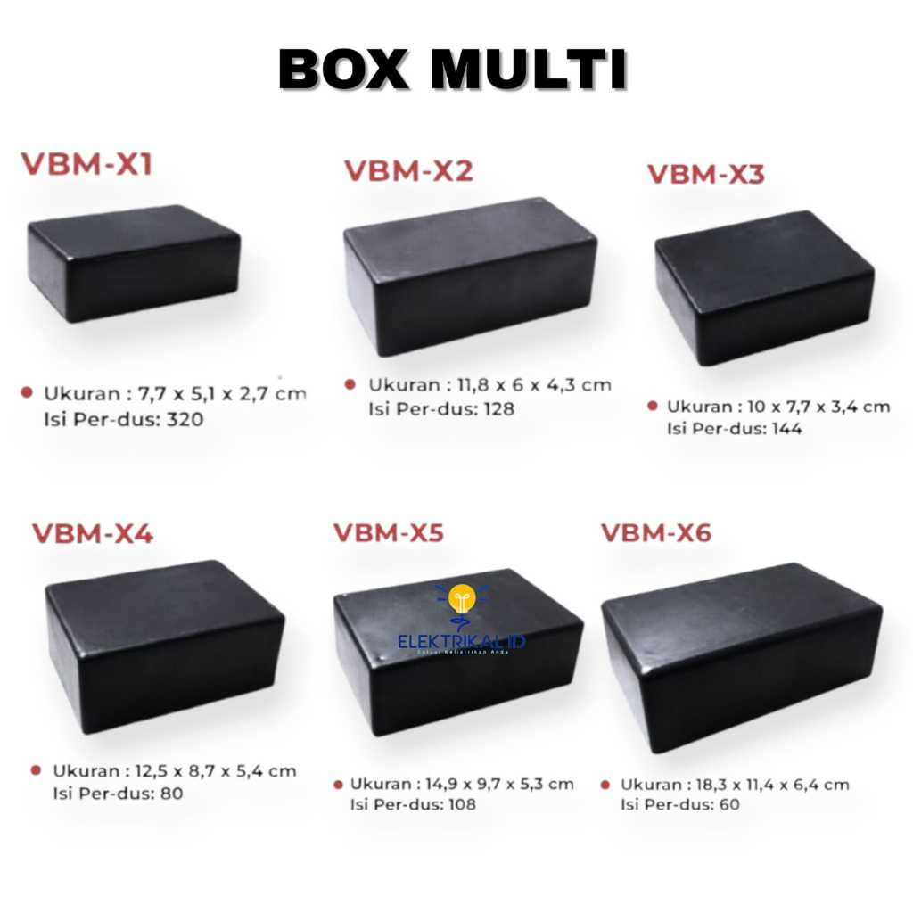 Jual Box Multi Plastik X1 X2 X3 X4 X5 X6 Kotak Tebal Keperluan ...