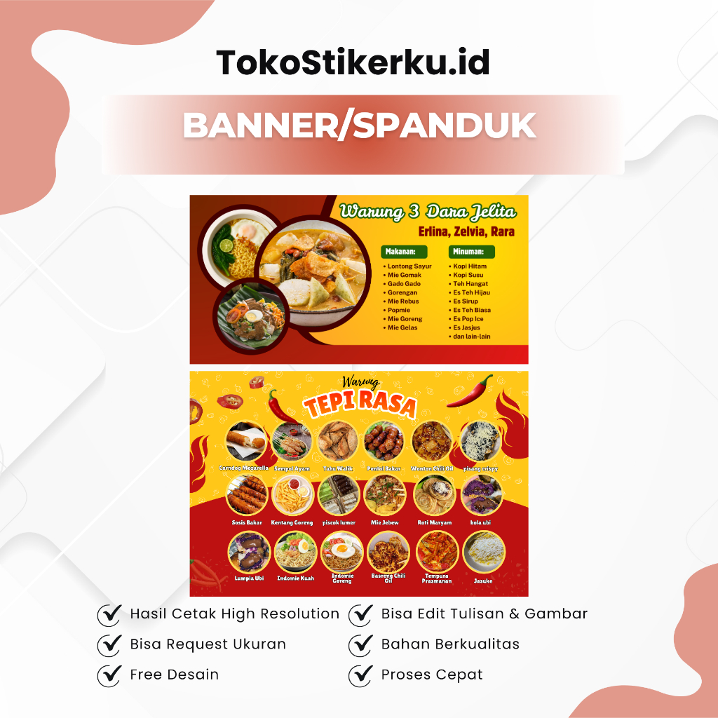Jual Banner Spanduk Ukuran Besar Tanpa Ribet Pembulatan , 1 hari jadi ...