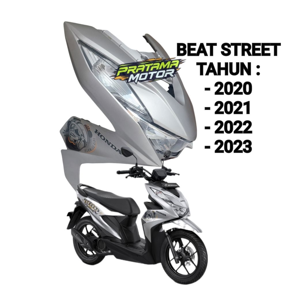 Jual Cover Tameng Body Depan Beat Street Hitam Doff 2021 2022 2023 Plus ...
