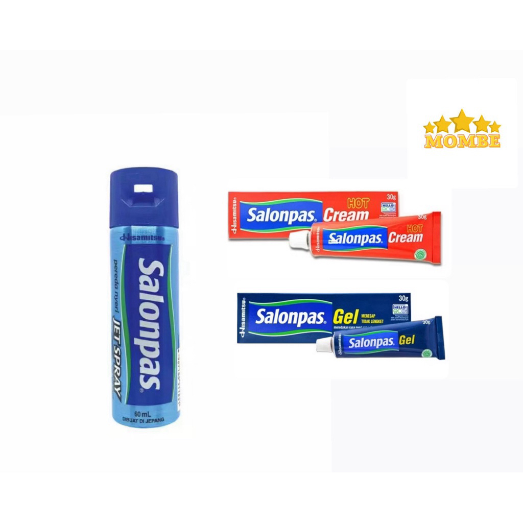 Jual Salonpas Gel 30gr| Salonpas Cream Hot 30gr | Salonpas Jet Spray ...