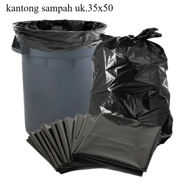 Jual Plastik Sampah 35x50 isi 38 Lembar Kantong Sampah Tebal/Trash Bag ...
