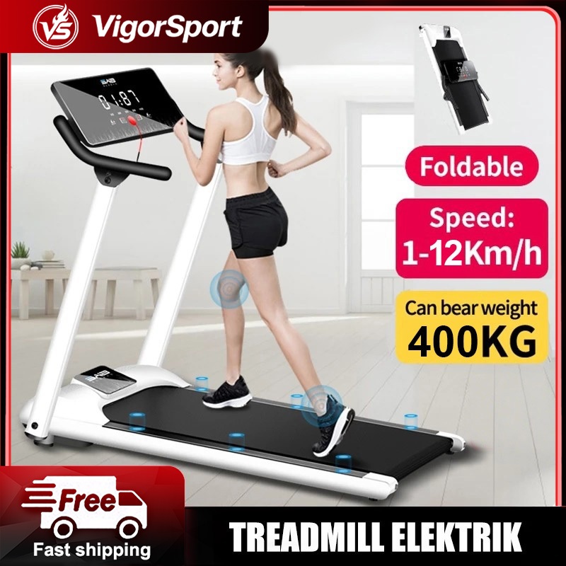 Jual Treadmill Elektrik Alat Fitness Latihan Gym Equipment Running ...