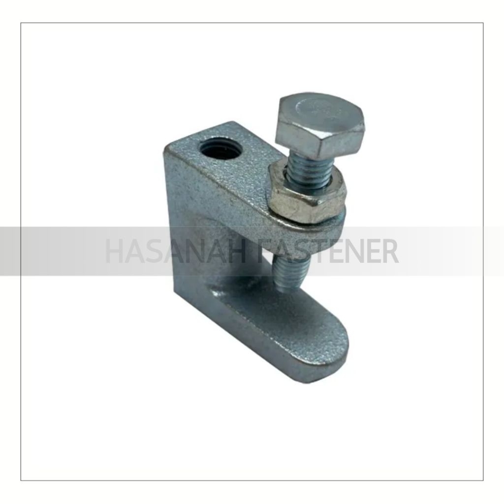 Jual Klem Cor Long Drat M12 / Beam Clamp 28MM Threaded Galvanis ...