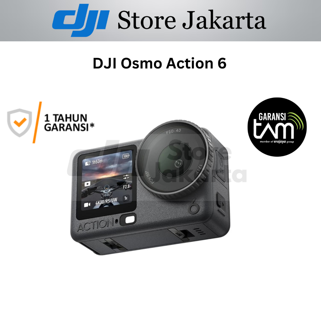 Jual DJI Osmo Action 6 - Action Camera 1/1.1-Inch Square Sensor ...