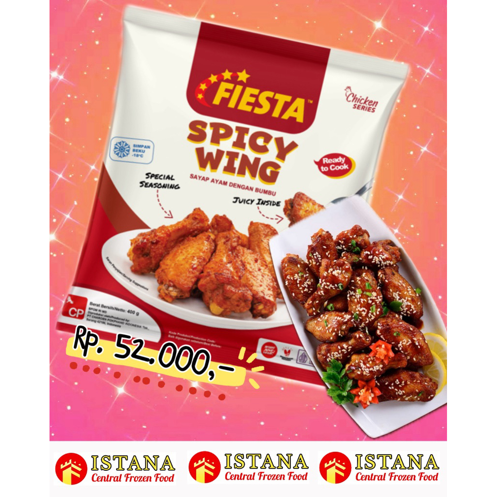 Jual FIESTA SPICY WING FIESTA SPICY CHICK 500 GR DAGING SAYAP AYAM ...