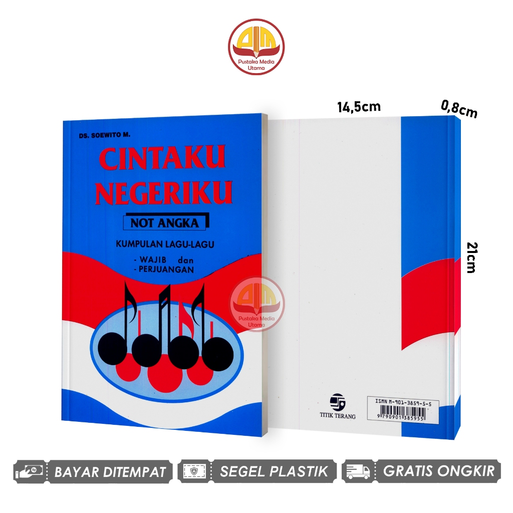Jual Cintaku Negeriku Not Angka Kumpulan Lagu Wajib dan Perjuangan ...