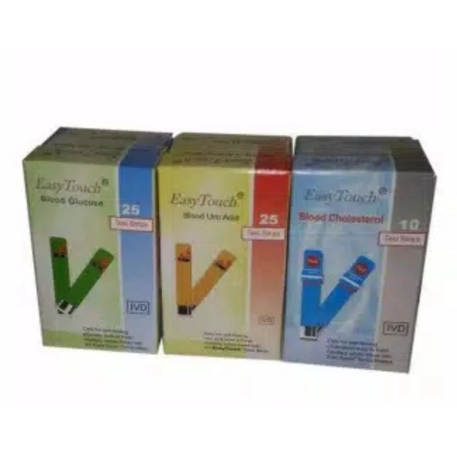 Jual Paket Easytouch Strip Kolesterol, Glukosa, Asam Urat | Shopee ...