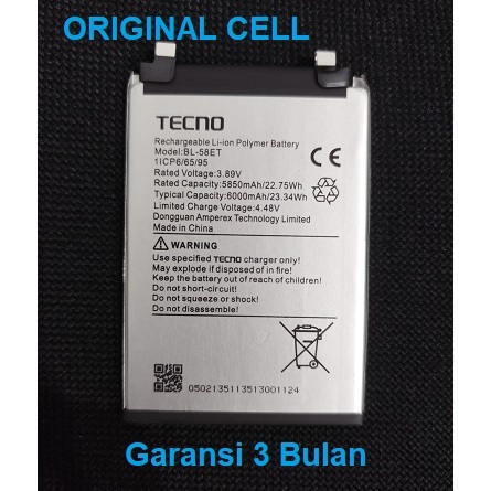 Jual Battery Baterai Batere Batre TECNO Pova 5 LH7n BL-58ET | Shopee ...