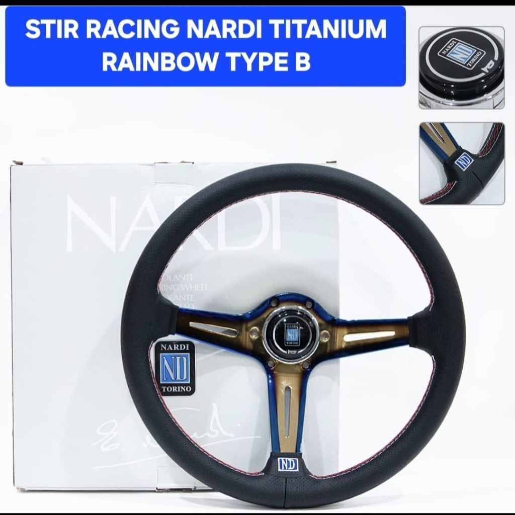 Jual STIR RACING NARDI CEKUNG GOLD BLUE ( B ) | Shopee Indonesia