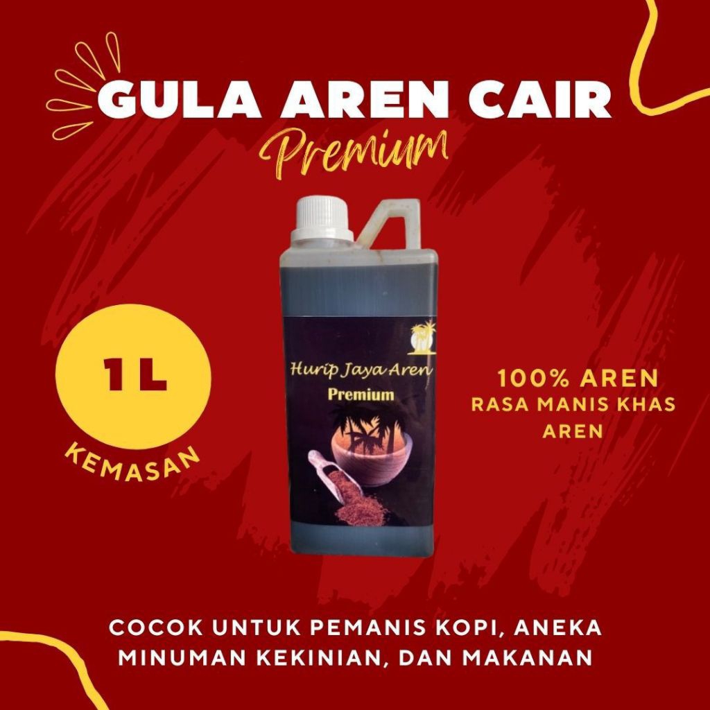 Jual Gula Aren Liquid ukuran 1 Liter | Shopee Indonesia