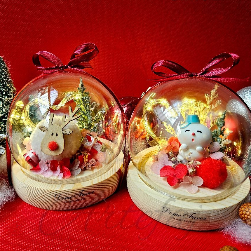 Jual kado natal pacar sahabat Tukar kado Christmas bola kaca hadiah ...
