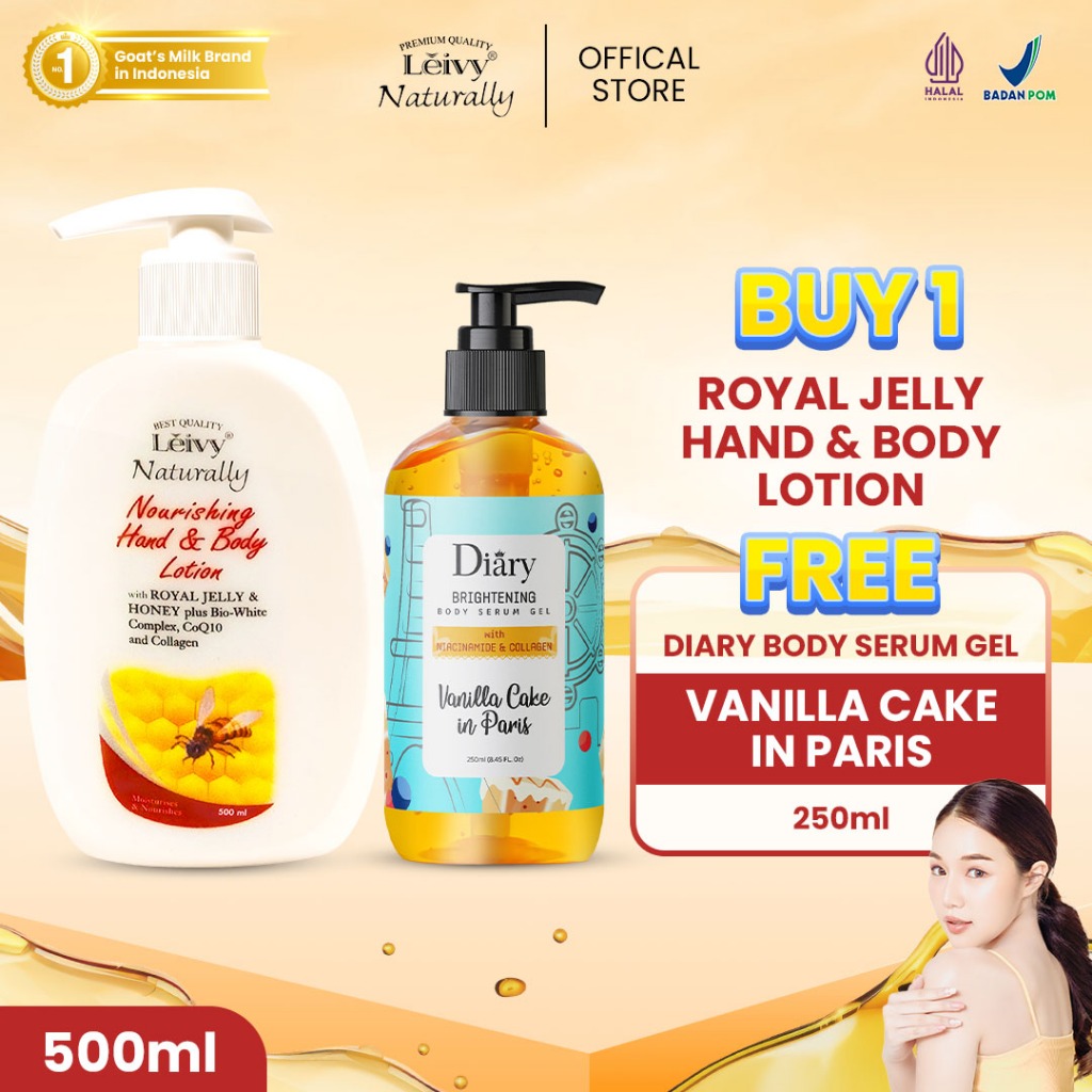 Jual Leivy Body lotion Hand Body Cream Whitening Moisturising ...