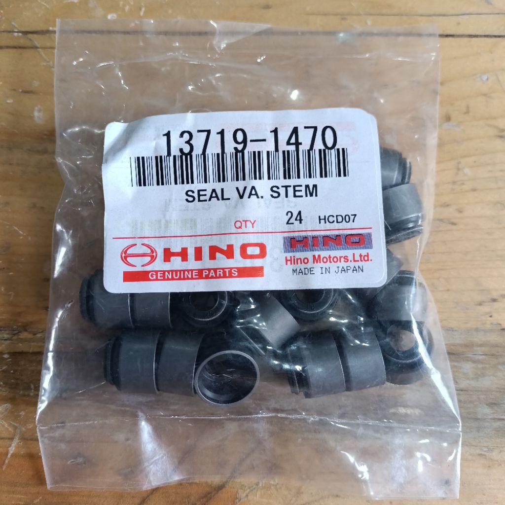 Jual SEAL KLEP VALVE HINO 500 LOHAN JO8E JO8C FM260TI S13719-1470 ...