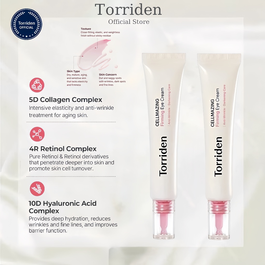 Jual Torriden Cellmazing Firming Eye Cream - 30ml | Shopee Indonesia