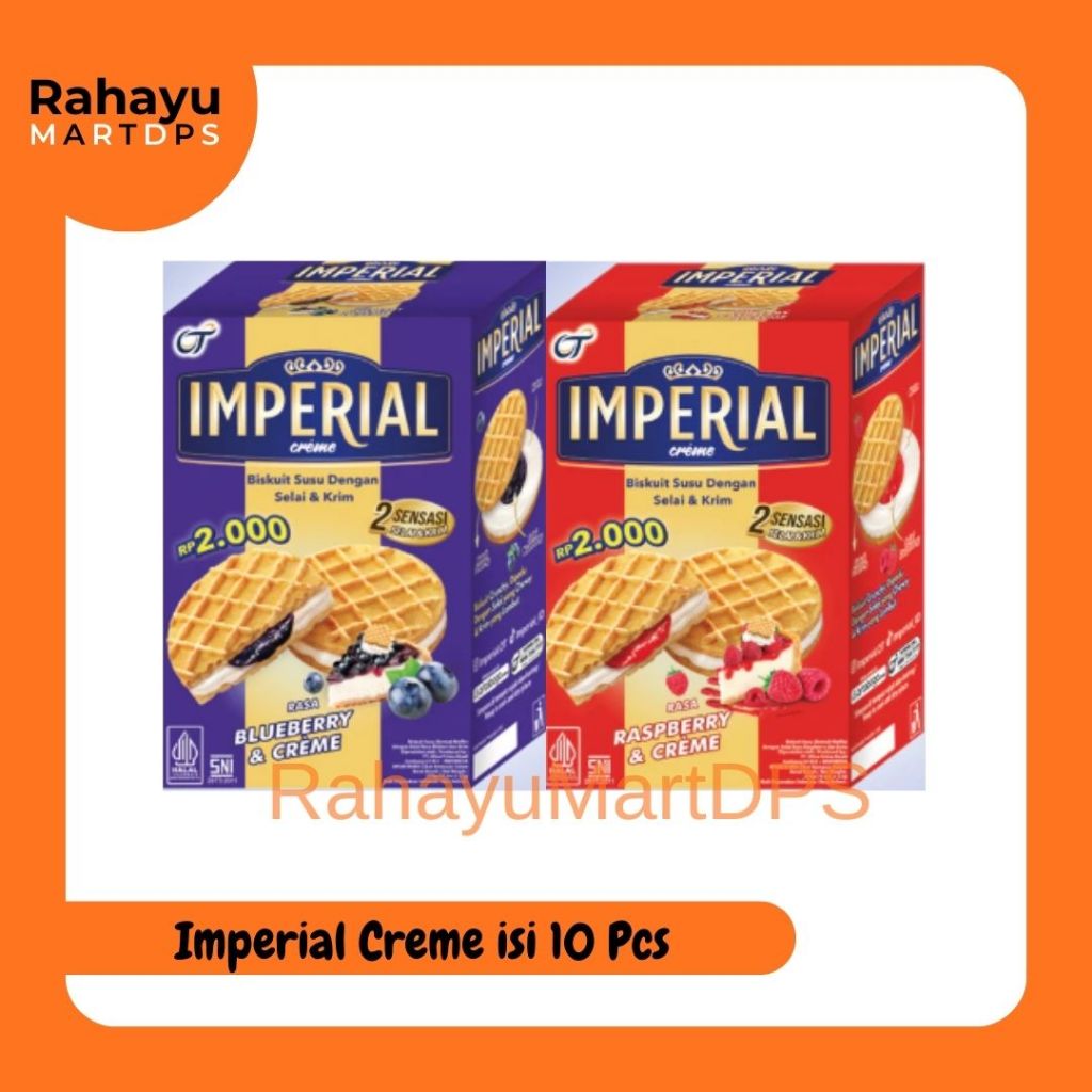 Jual Imperial Creme Raspberry/Blueberry Isi 10/Box | Shopee Indonesia