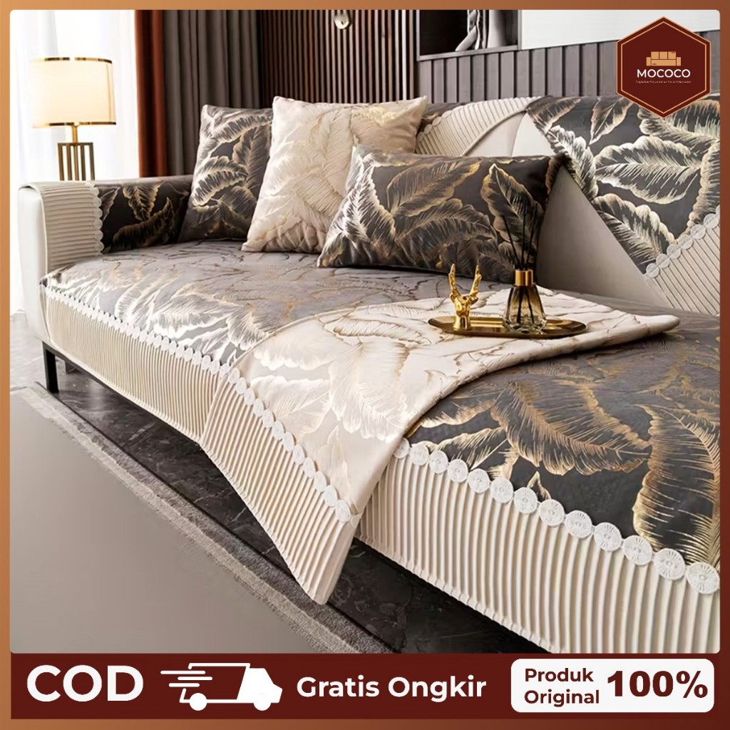 Jual Mococo Alas Sofa Minimalis Luxurry Abstract Chenille | Cover ...