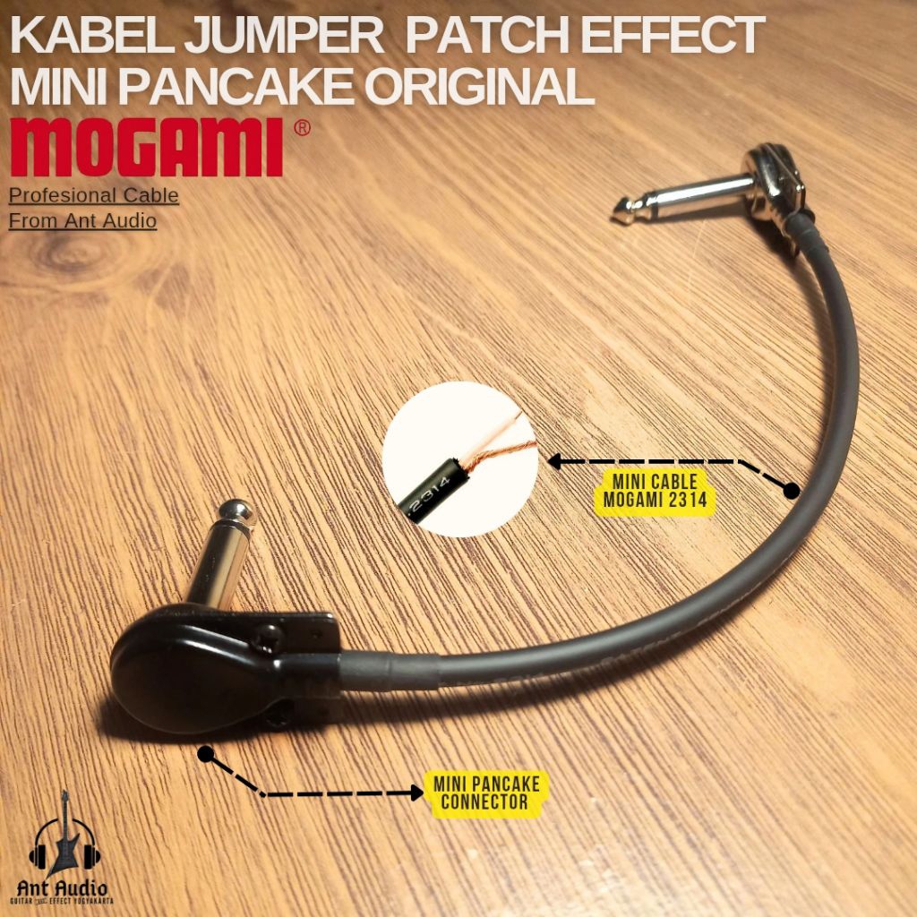 Jual Patch Effect Guitar Bass Mini Pancake Mogami 2314 | Ant Audio ...